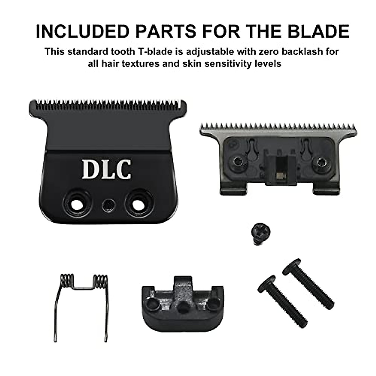 Replacement Blades DLC 2.0 Compatible With BaBylissPRO FX787 and FX726,for Outlining Hair Trimmers FX787 and LoPROFX Trimmers FX726,Black