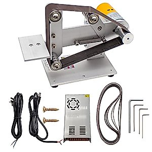 Mini Belt Sander 360W Electric Polishing Grinding Belt Machine 30x533MM Micro Knife Sharpener DIY Bench Sanding Machine 4800RPM