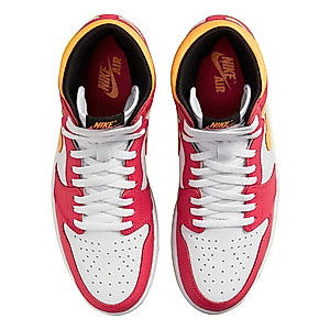 Nike Women's WMNS Air Jordan 1 Mid Trainers, White Blue, 10 Men