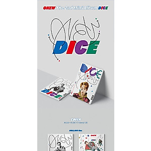 Shinee ONEW DICE 2nd Mini Album PhotoBook DICE Version CD+80p PhotoBook+1ea Sticker+1p Special PhotoCard+1p PhotoCard+Tracking Sealed