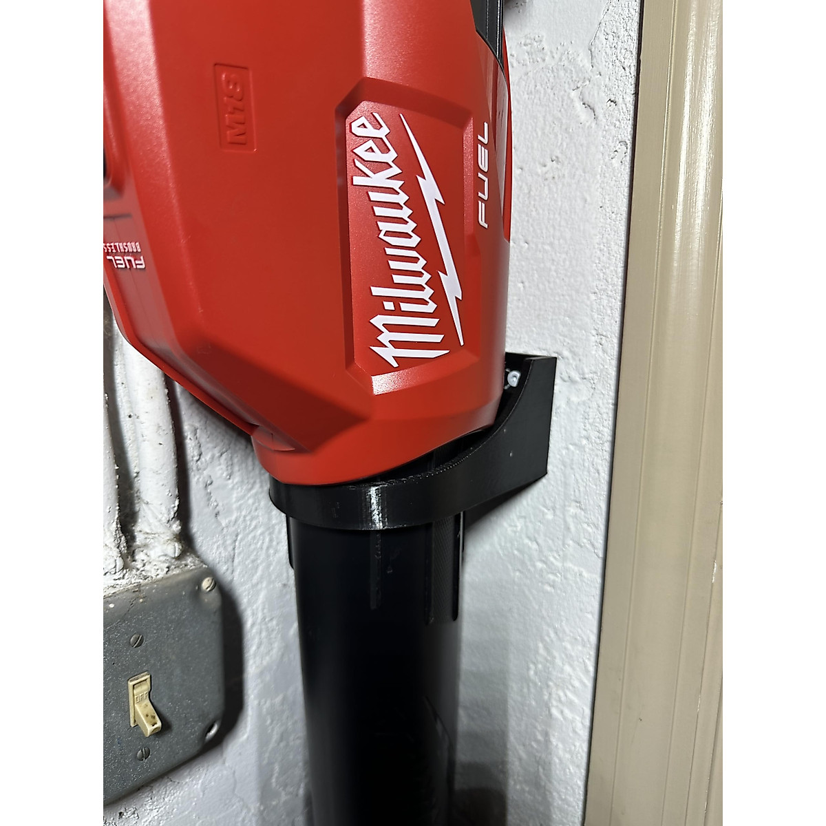 239 Prints Leaf Blower Wall Mount| Blower Holder Mount Rack| Heavy Duty Plastic Wall Holder for Leaf Blower| 3D Printed | Made in USA