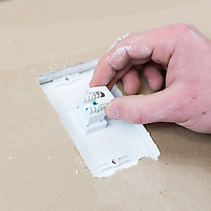 Legrand - OnQ Telephone Keystone Jack RJ25, 6P6C Insert, QuickConnect Universal Keystone Connector for Phone Connections, Rear Mount Snap-In Keystone Design, White, WP3473WH