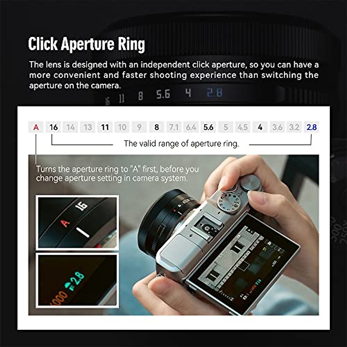 TTartisan 27mm F2.8 Autofocus Lens, Compatible with Fuji X-Mount Cameras XS10 X-A5 X-A7 X-M1 X-M2 X-E4 X-T1 X-T10 X-T2 X-T20 X-T3 X-T4 X-T100 X-T200 X-T30 X-Pro1 X-Pro2 X-Pro3 X-E1