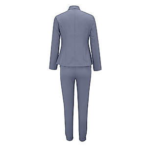 Pants Suits for Women Dressy Business Casual Outfits Blazer Sets Pant Suits 2 Piece Set Work Outfits Office Clothing