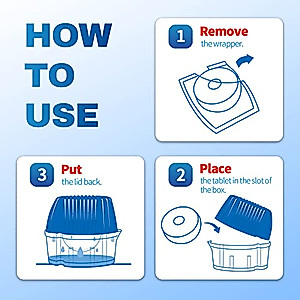 Vacplus Ultra-Fast Dehumidifiers, Drop Starter Kit - 3 reusable boxes with 6 Pack Weighted Humidity Absorber Refill Tabs, Individually-Wrapped Dehumidifier for Closet, Moisture Absorber & Odor Elimi