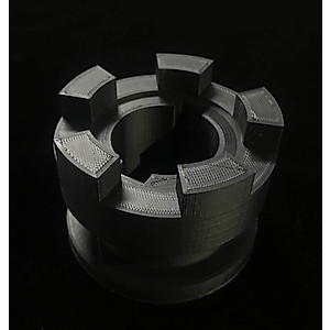 Flashforge PLA Filament 1.75mm, 3D Printer Filaments 0.5kg Spool-Dimensional Accuracy +/- 0.02mm for Adventurer 3 Series (Black)