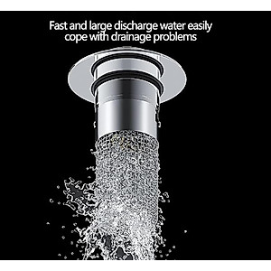 Pop Up Sink Drain Filter,2024 Universal Bathroom Sink Stopper,Basin Sink Plug with Removable Stainless Steel Filter Basket Hair Catcher Sink Stopper Replacement,Floor Sink Drain Strainer (2pcs)