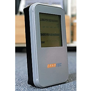 CRADTEC Smart Radon Detector, Radon Detector for Home, Digital Display, Easy-to-Use, Portable, Only Need 3 AAA Battery, Long and Short Term Monitor, pCi/L and Bq/m3 Switchable