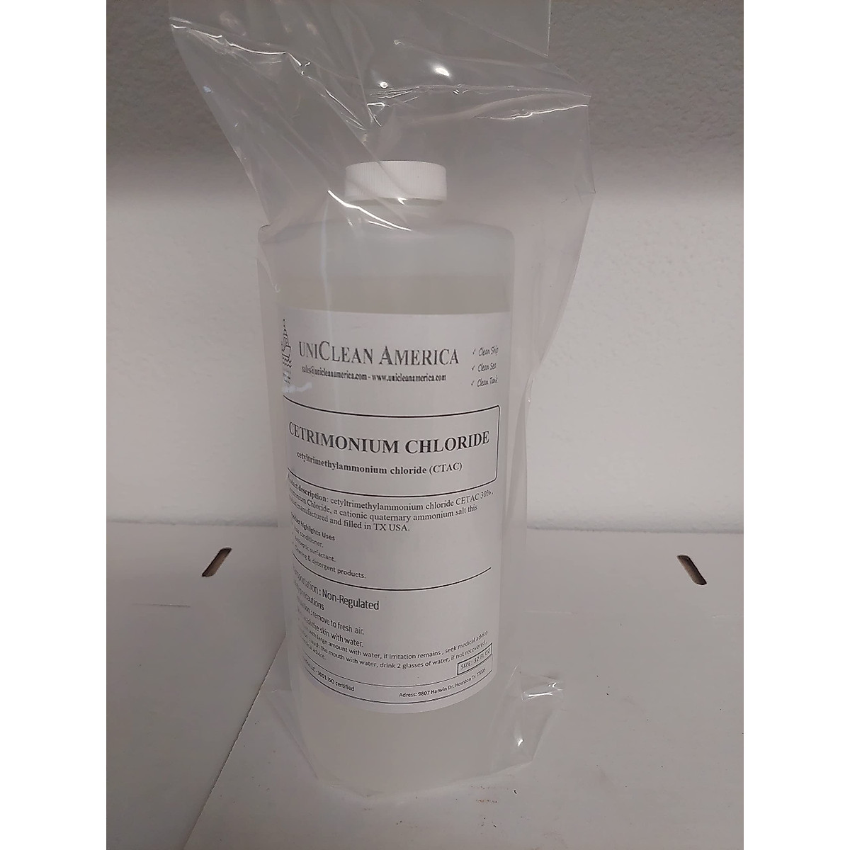 Cetrimonium Chloride - CETAC 30 - UniClean America - USA (Size: 16 fl oz)