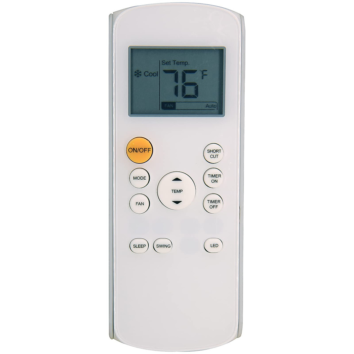 YAOHUIMI Replacement Remote Control for Toshiba AC Air Conditioner Remote Control RAC-PD1411CWU RAC-PD1411HRU RAC-PD0812CRRU RAC-PD1212CRRU RAC-PD1413CRRU RAC-PD1012CRRU RAC-PD1412CRU RAC-PD1412HRU