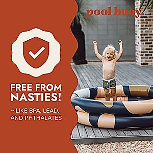 Pool Buoy Round Inflatable Pool with Storage Bag - Premium Outdoor Swimming Pool for Kids, Toddlers, Infants and Adults - Garden and Backyard Pools for Family Summer Pool Party (Leisure Suit Laars)