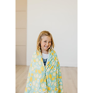 Copper Pearl Three-Layer Baby Blanket: Soft Baby Quilts for Boys and Girls | Breathable, Cozy, Toddler Blanket | Baby Quilt for Newborns | 46x46 Premium Polyester/Rayon | Lemon