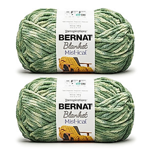 Bernat Blanket Mist-ical Fresh Green 2 Pack of 300g Yarn