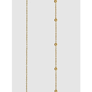 Beaded Waist Chain, Dainty Belly Chain, Simple Bikini Body Chain for Women (WC32-Beaded&Chain)