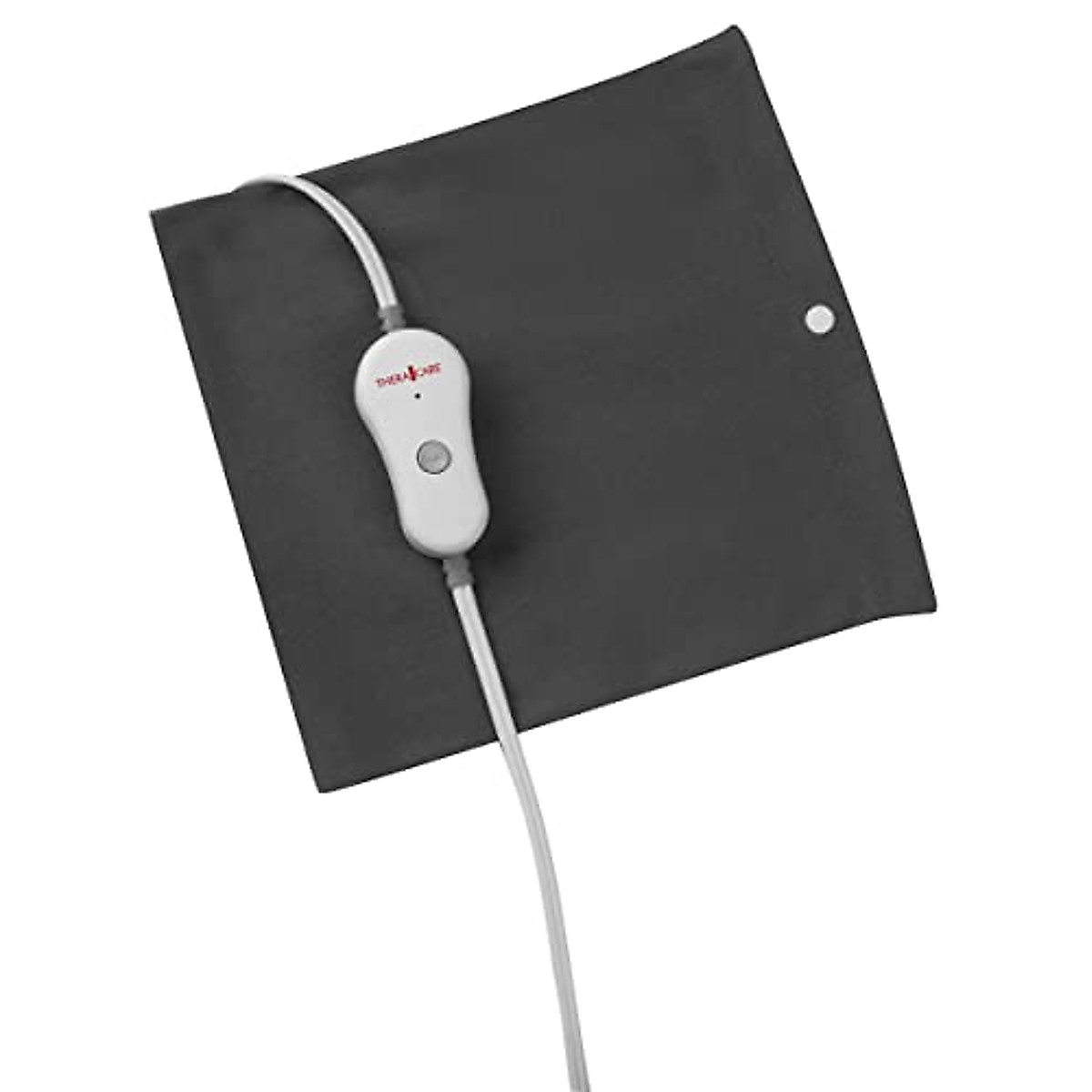 Thera|Care Small Size Heating Pad with Moist & Dry Heat | Wide-Range Heat Temperature Setting | 9” x 9”, Gray, (24-810)