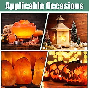 24 Packs Accessory Cord with LED Light Bulb, 6 Ft Warm Light Accessory Cord Kit (White)