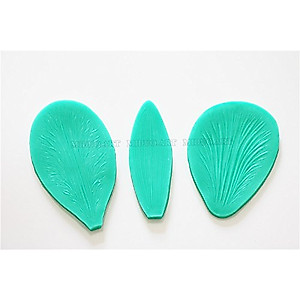 Cymbidium Orchid Petal Flower Cutter Cake Decorating Tools Fondant Mold Cattleya Orchid Petal Veiners Mould