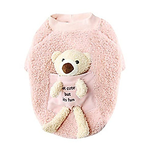 Pet Clothes for Medium Dogs Female Dog Clothes Fall and Winter New Teddy Small Dog Winte Back Teddy Bear Sweater