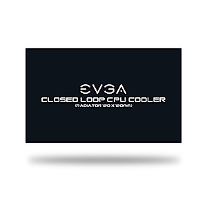 EVGA CLC 120mm All-In-One CPU Liquid Cooler, 1x 120mm Fan, Intel, 5 YR Warranty, 400-HY-CL11-V1