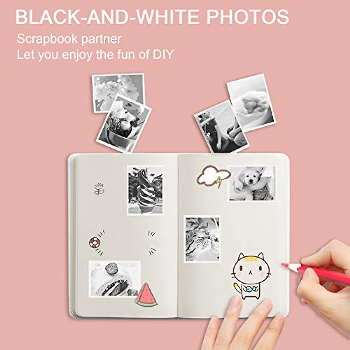 Mini Instant Camera, 2.4 Inch IPS Eye Protection Screen Selfie Camera with Rich and Interesting Filters Mini Educational Camera for Kids(Frog)