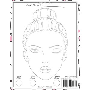 Makeup Practice Book for Kids (Extended Edition): Basic Face Charts to Practice Makeup for Kids and Teens | Gift for Makeup Artist Lover