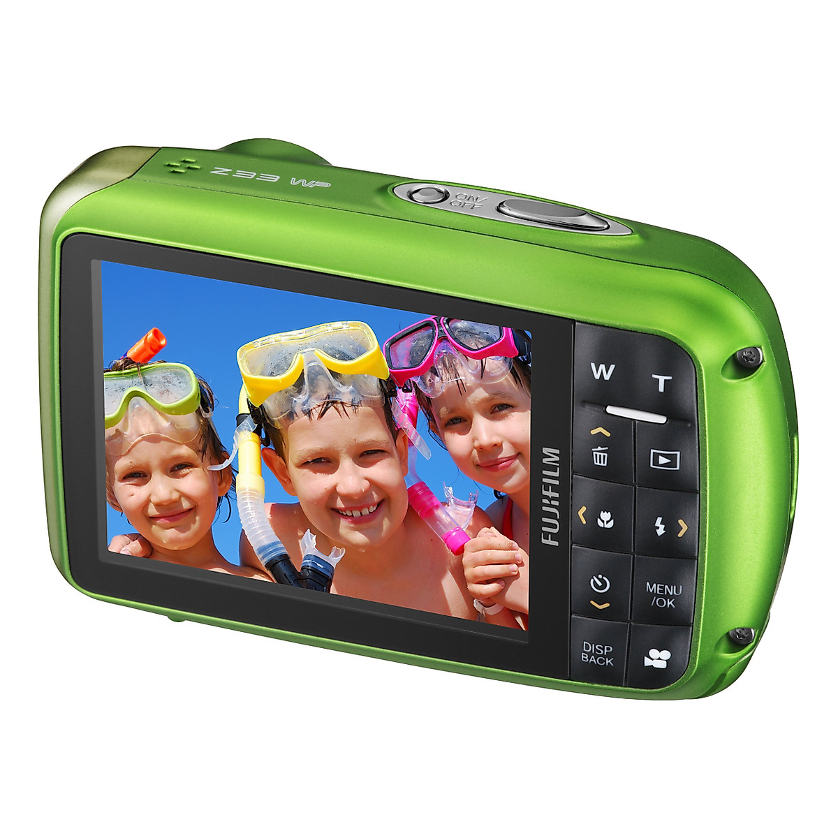 Fujifilm FinePix Z33WP 10MP Digital Camera with 3x Optical Zoom (Green) (OLD MODEL)