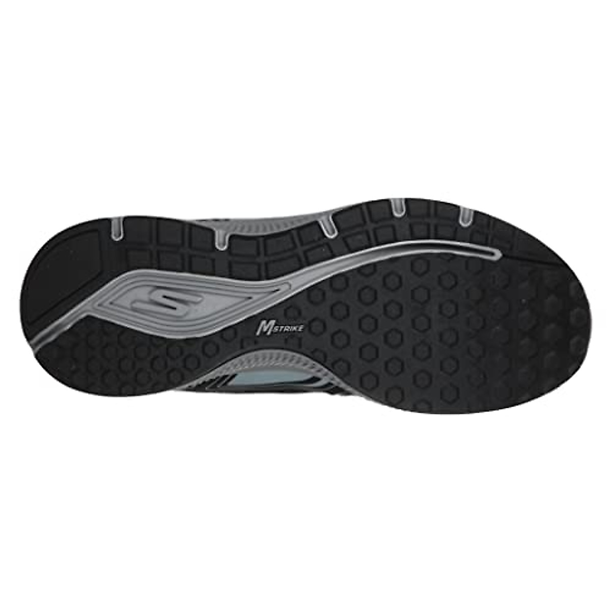 Skechers mens Go Run Consistent - Performance Running & Walking Shoe Sneaker, Black/Grey, 10 US