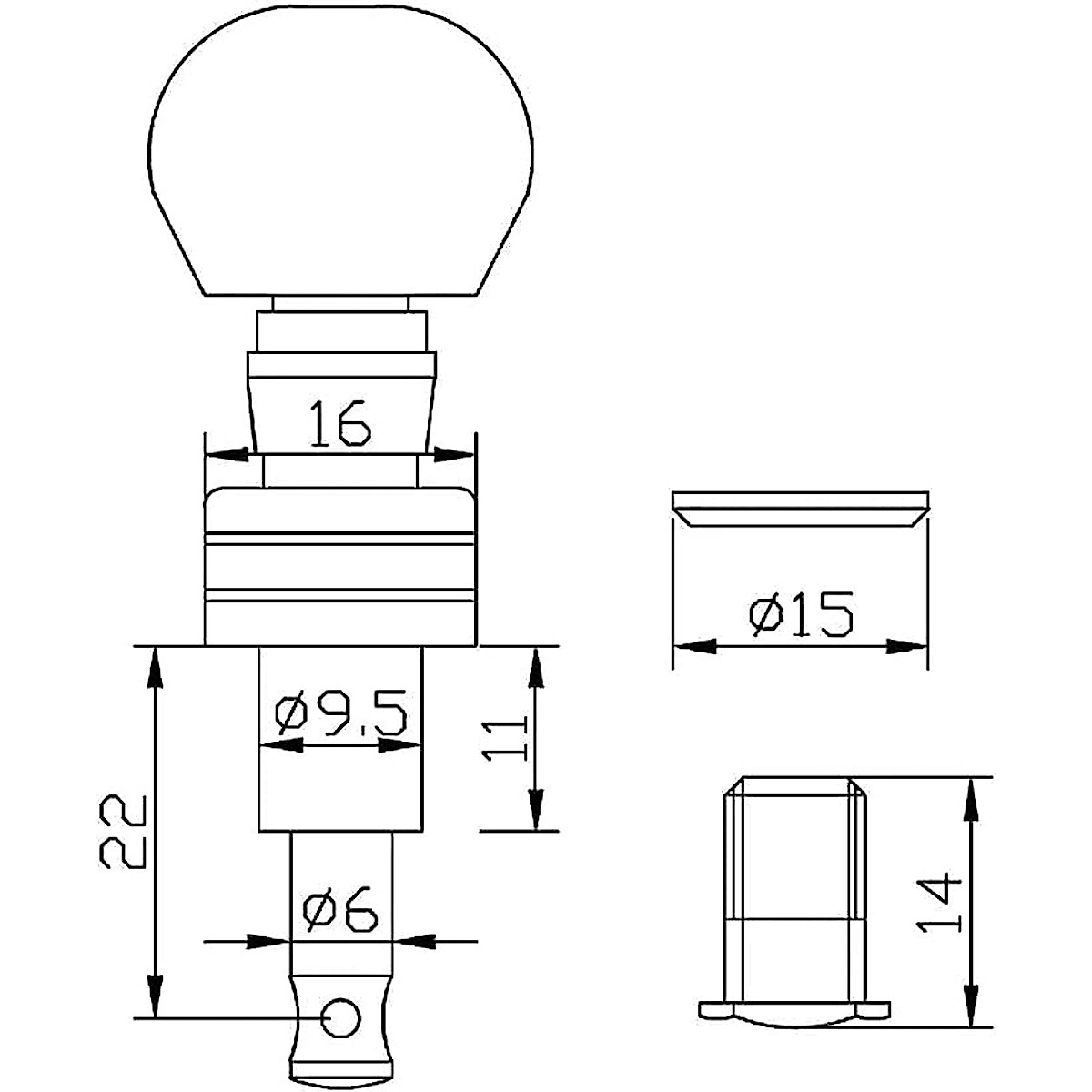 Golden Gate P-147 Deluxe Banjo Tuners - Nickel - Set of 4
