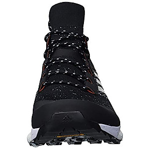 adidas mens Terrex Free Hiker Parley Hiking Boot Black/Grey/blue spirit 8 medium US