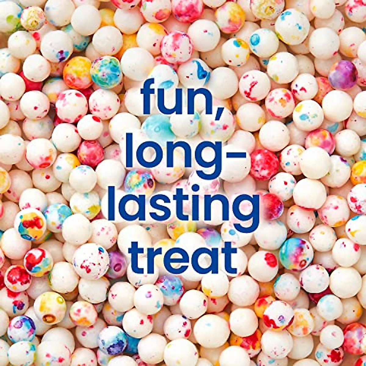 Nutic Mini Jawbreaker In Fun Psychedelic Colors | 1/4-Inch Jawbreaker Candy Made In USA | Long-Lasting Gobstoppers, Bulk 1 Pound