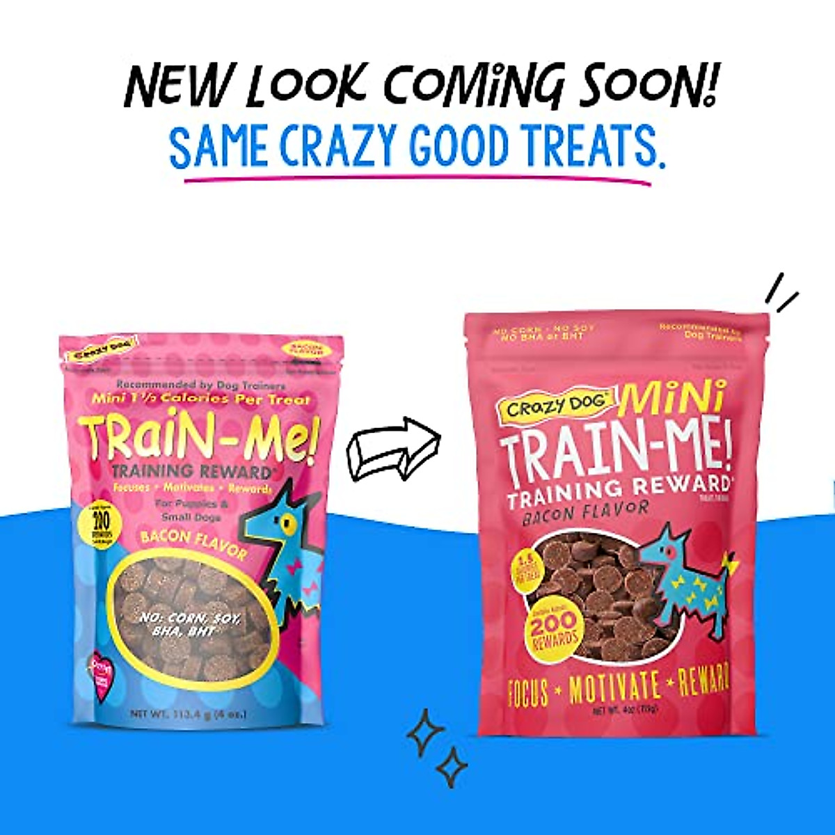 Crazy Dog Train-Me! Training Reward Mini Dog Treats
