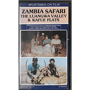 Zambia Safari The Luangwa Valley & Kafue Flats {VHS Video} 1988