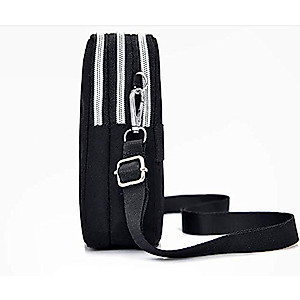 Kimwing Phone Purse Crossbody for Women iPhone 12 Pro Max / 11 Pro Max, Girls Wallet Wristlet Armband Bag for Samsung S20 FE, A11 A21 A51 A71 A10S A20S A21S A10 S20 Ultra Note 9, 10, S10 Plus (Black)