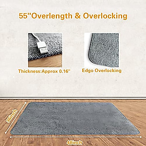 Xaosu Chair Mat for Hardwood Floor & Tile Floor, Under Desk Low-Pile Chair Mat for Rolling Chair，Multi-Purpose Computer Desk Chair Mat for Gaming, Large Anti-Slip Floor Protector for Home Office