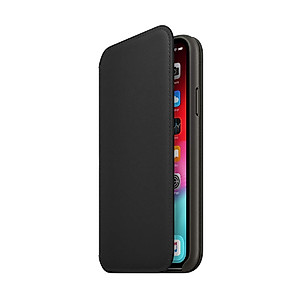 Apple iPhone X Leather Folio - Black