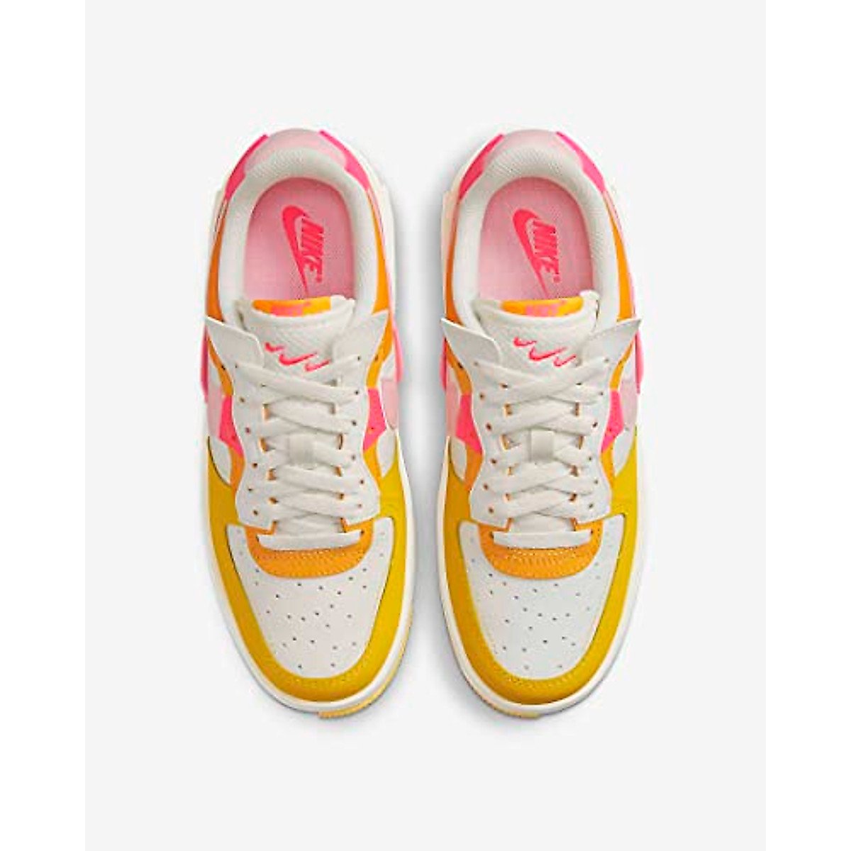 Women's AIR Force 1 FONTANKA - Size 7.5 US - Summit White/HyperPink