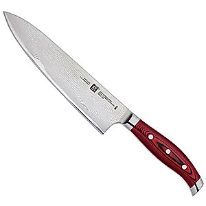 ZWILLING J.A. Henckels Twin Cermax MD67 Damascus Chef's Knife Red 30881-206