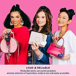 BLINGSTING Pepper Spray Maximum OC Strength Self Defense Spays for Women, 12 ft Spray Range & UV Dye