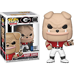 Hairy Dawg Georgia Bull Dogs Pop! College Mascots NCAA Pop Action Figure (Bundled with Pop Shield Protector to Protect Display Box)