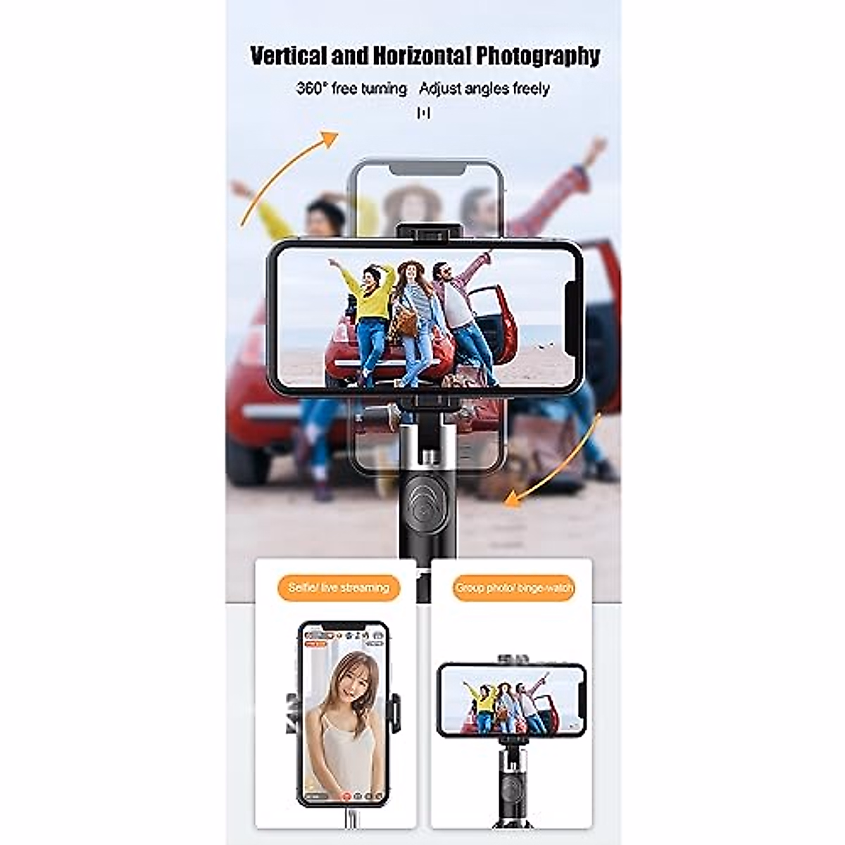 Selfie Stick Retractable Selfie Stick Smartphone Tripod All in One Mobile Phone Tripod with Wireless Remote Shutter (Pink)