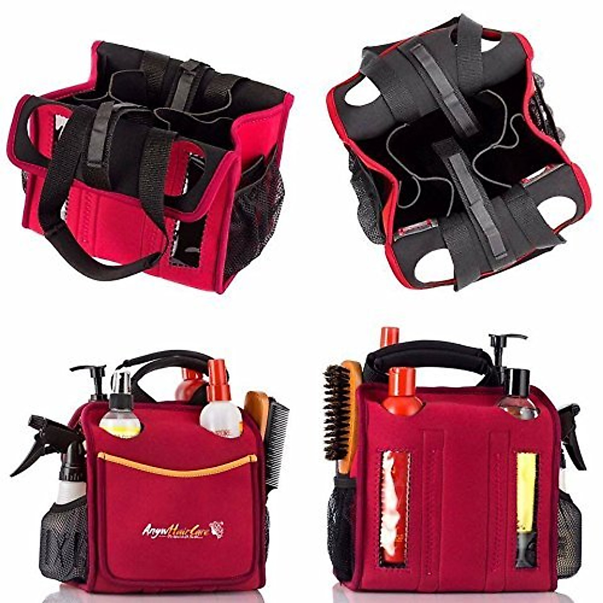 Liphontcta Organizer Bag for Hair Care and Bathroom Accessories | Holder Tool and Storage Caddy for Dorms, Hair Salon and Accessories