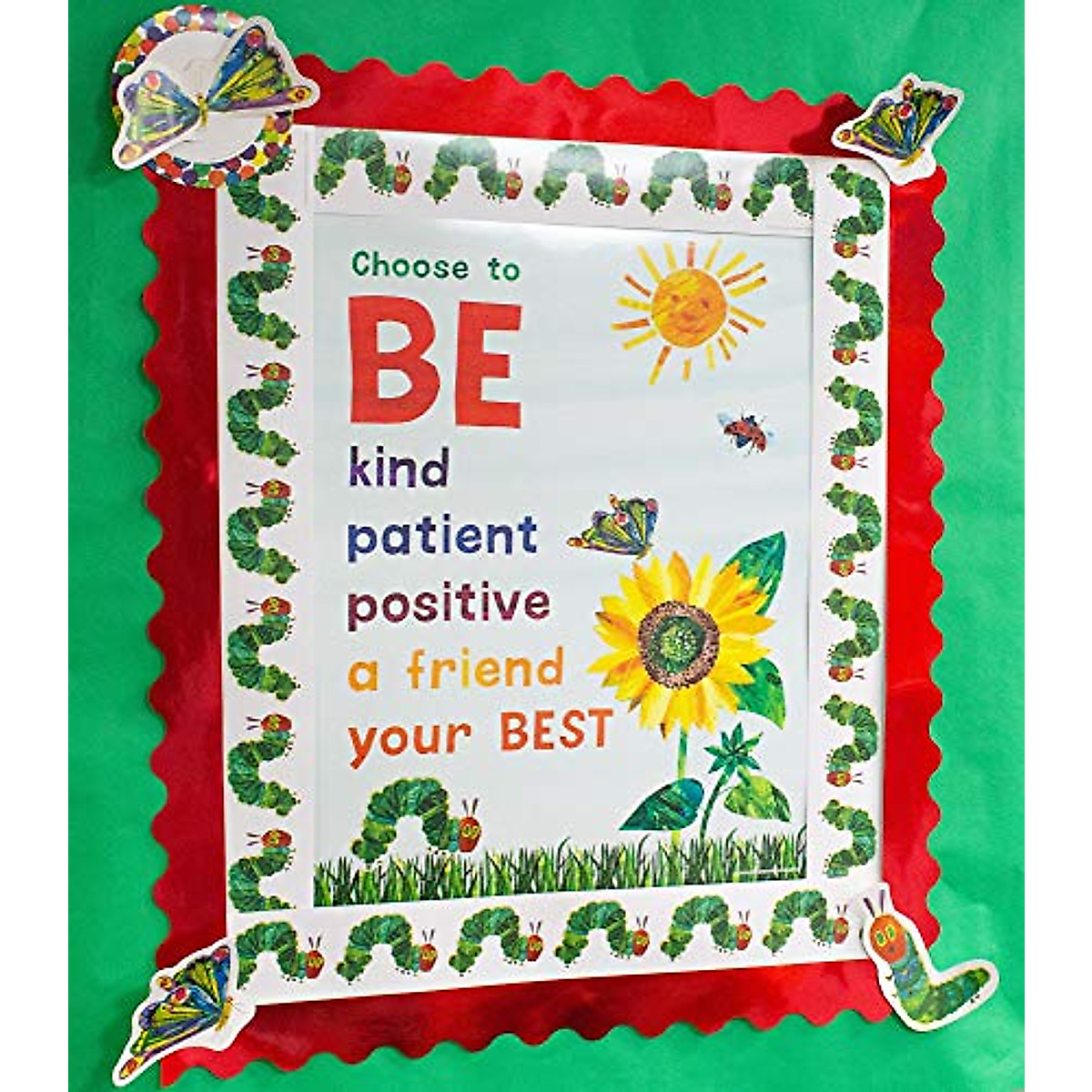 Carson Dellosa Education The World of Eric Carle Early Learning Classroom Posters, 7 Pieces