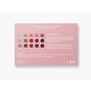 Karity 15 Rosé All Day Highly Pigmented Professional Bubbly Eyeshadow Palette - Everyday Makeup Shadow Palette with Intense Pigment