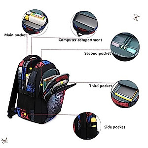 Lmwzh Backpack For Boys Kindergarten Preschool Elementary School Bags Kids Bookbag Waterproof Durable （2023 Model）