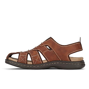 Dockers Mens Searose Outdoor Sport Fisherman Sandal Shoe Rust, 10