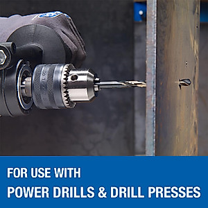 Champion Cutting Tool XL5-36 Brute Platinum HD HSS Jobber Twist Drill 135-Degree Split Point, 12-Pack