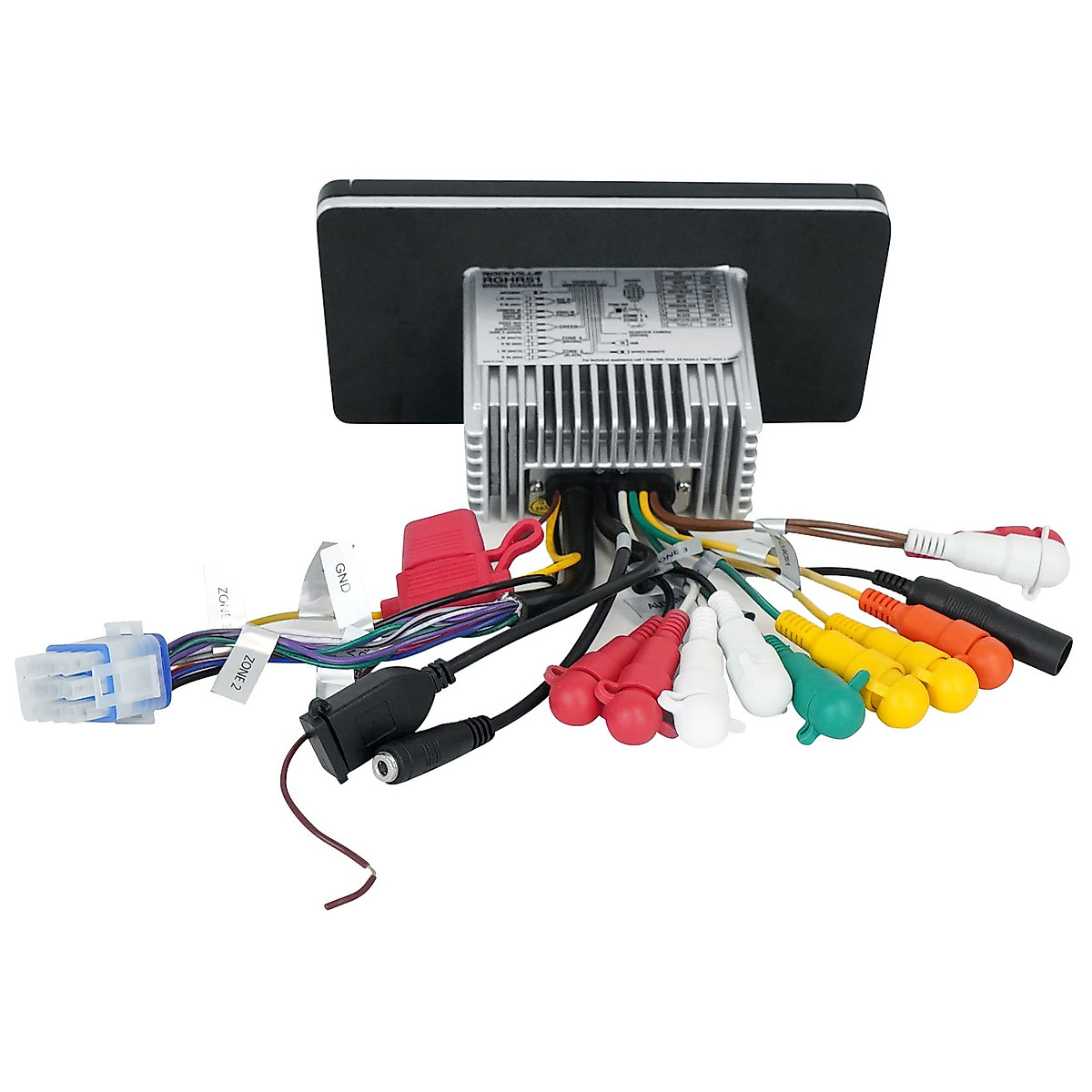 Rockville RGHR51 5 Zone Single Din Marine Receiver Bluetooth/Radio/Wired Remote