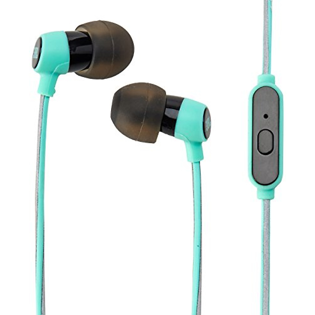 JBL Reflect Mini In-Ear Headphones 3.5mm Stereo Wired Sweatproof Earbud with 1 Button Remote and Mic, Teal