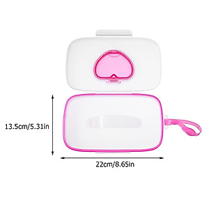 Wet Tissue Box Cover 2pcs Baby Wipes Dispenser Travel Wipes Case Outdoor Infant Holder Practical Baby Wipes Storage Box Wet Tissue Box for Travel Home Office Cars Wipes Dispenser