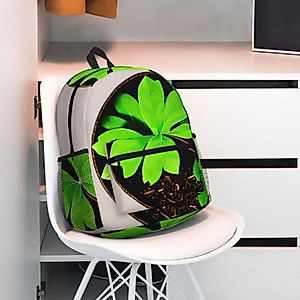 ENVEED St Patricks Day Leaves Ultra-Light,Comfortable,And Portable Casual Backpack For Camping,Hiking,And Daily Use